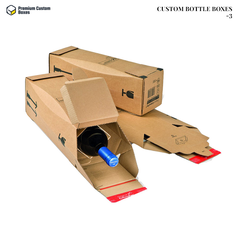 Custom Printed Bottle Boxes - Bottle Packaging Boxes Wholesale